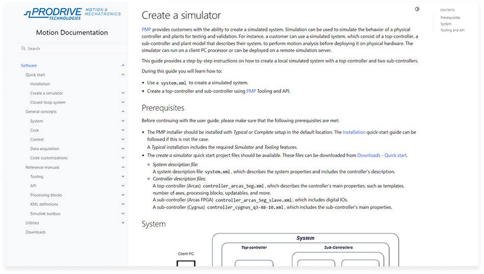 Motion Software | Prodrive Technologies